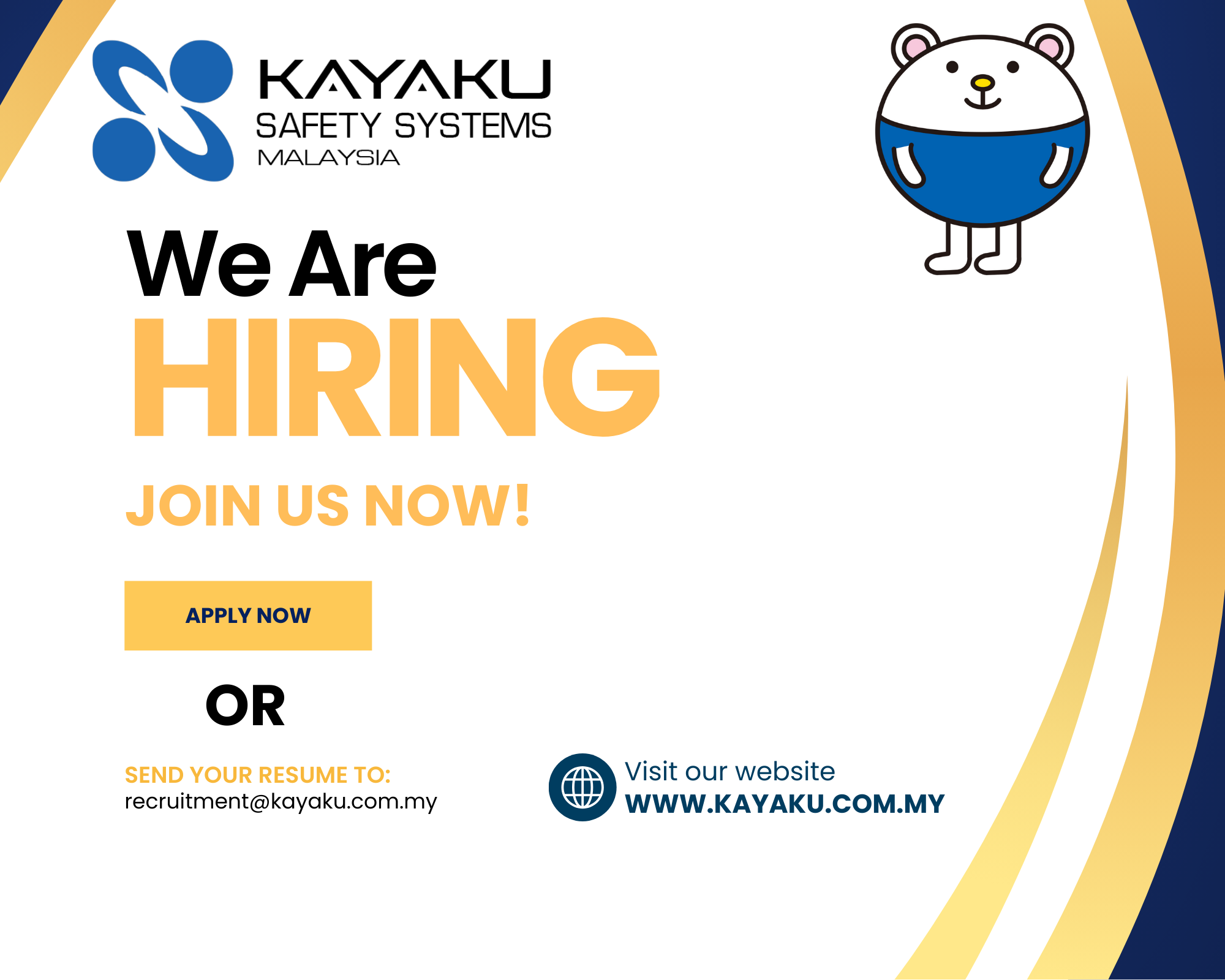 Careers | Kayaku Safety Systems Malaysia Sdn. Bhd